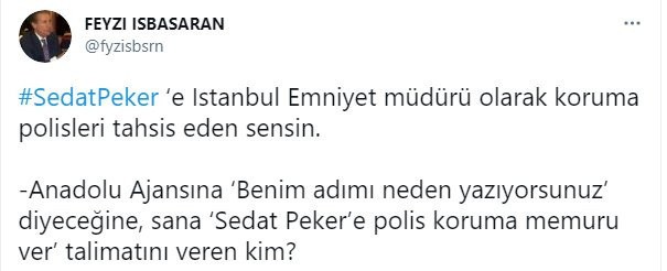 Feyzi İşbaşaran'dan Selami Altınok'a Sedat Peker tepkisi! - SacitAslan.com Feyzi İşbaşaran'dan Selami Altınok'a Sedat Peker tepkisi! - SacitAslan.com